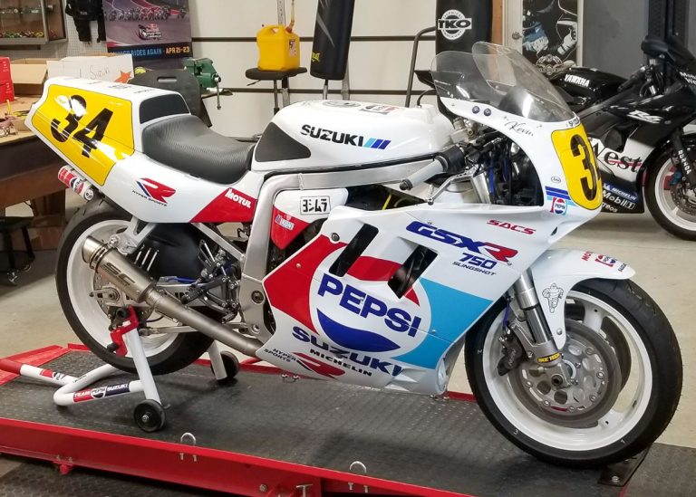 1992 Suzuki GSX-R750 Pepsi/Schwantz Tribute – Iconic Motorbike Auctions