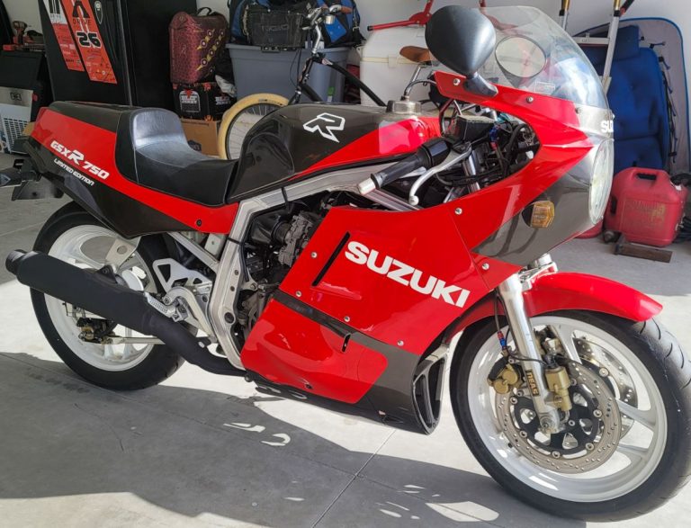 No Reserve – 1986 Suzuki GSX-R750 Limited Edition JDM – Iconic Motorbike Auctions