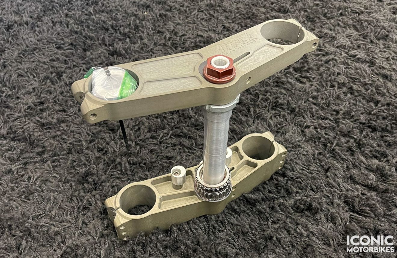 Kawasaki Ninja Attack Racing Magnesium Triple Clamps – Iconic Motorbike ...