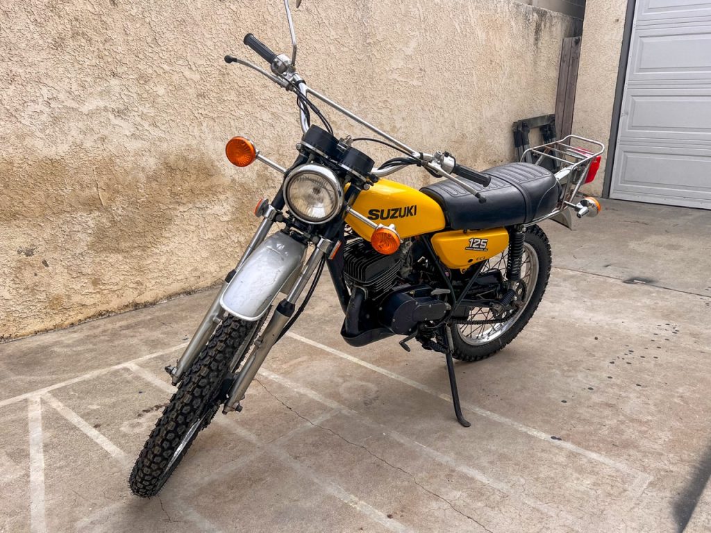 No Reserve – 1974 Suzuki TC125 with 69 Miles – Iconic Motorbike Auctions