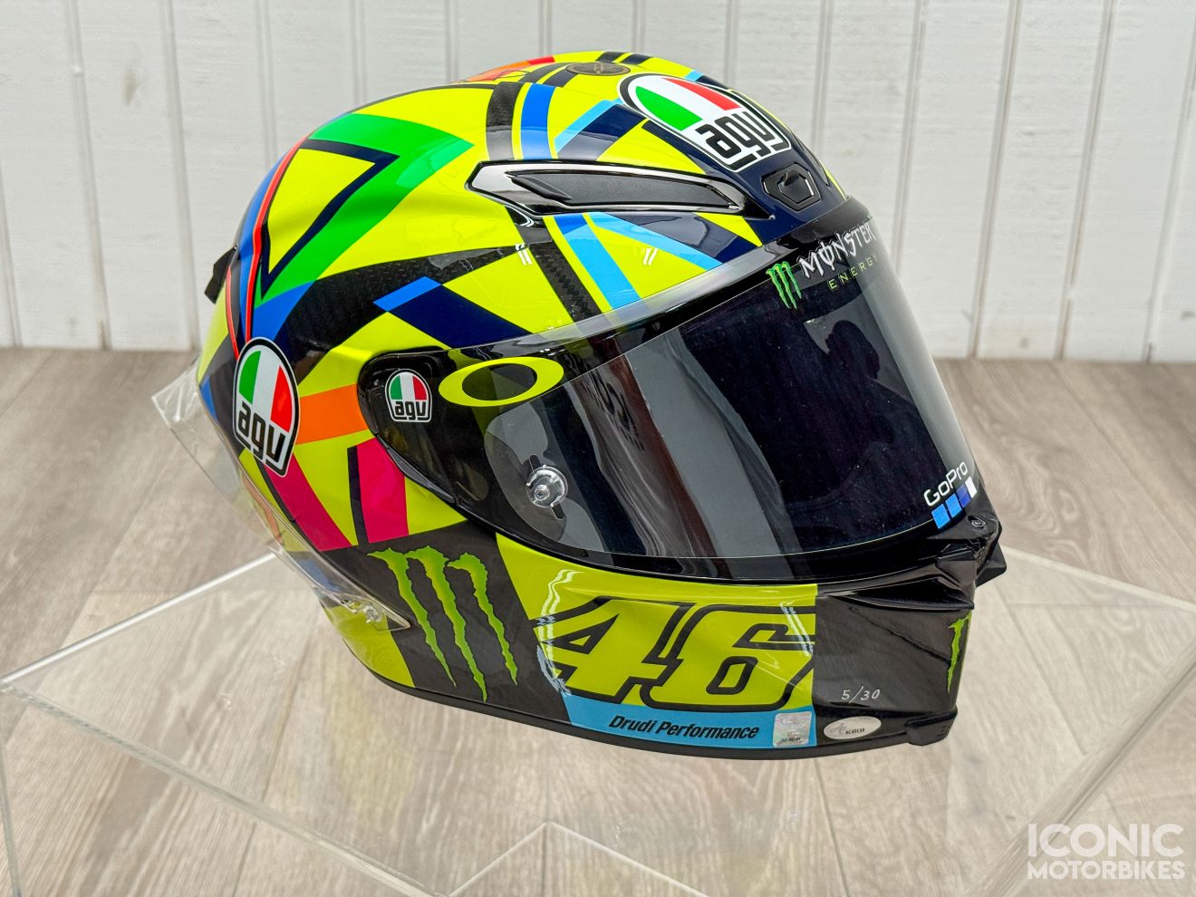 2016 Valentino Rossi AGV Helmet – Autographed with COA – Iconic ...