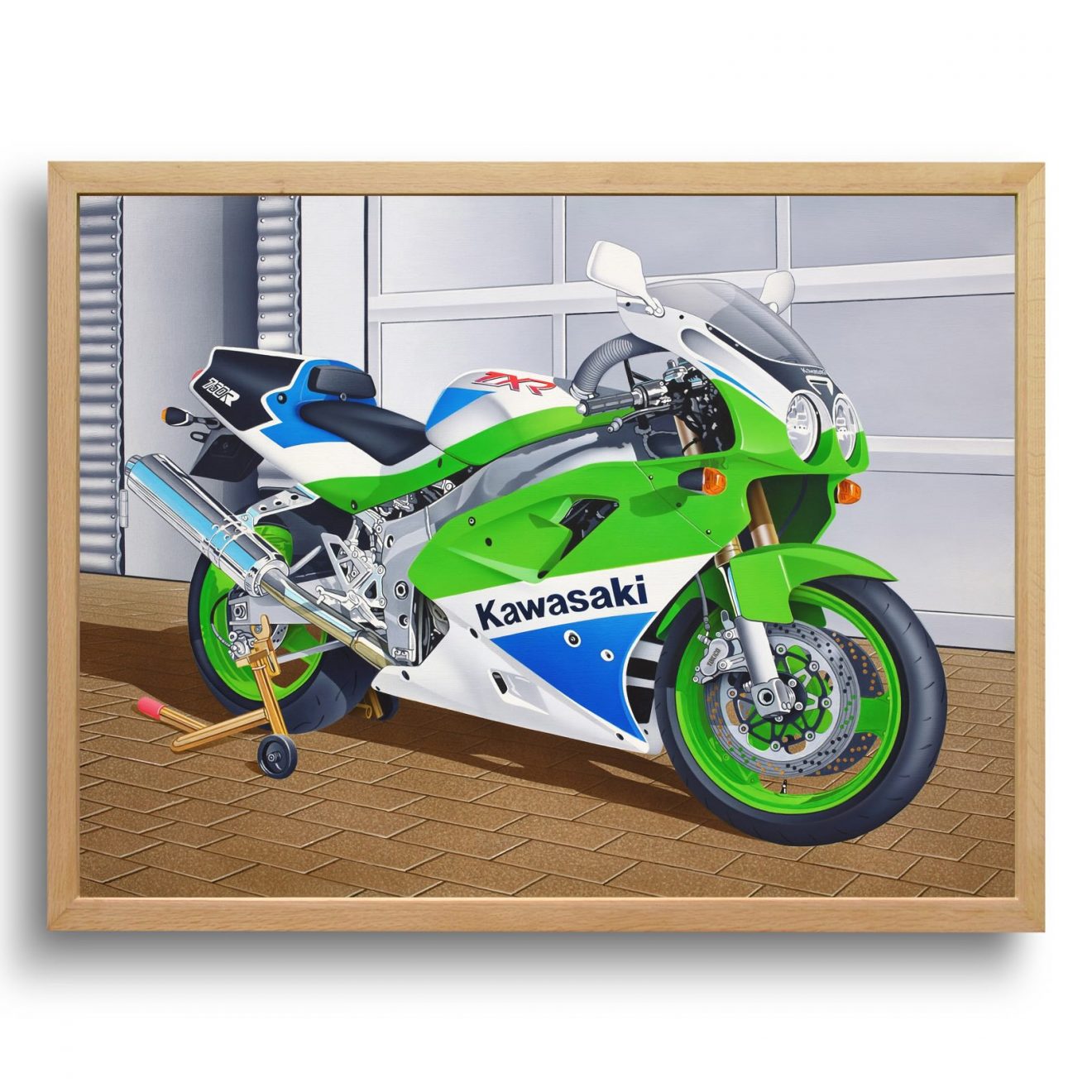 Kawasaki ZXR750R Original Painting – Iconic Motorbike Auctions